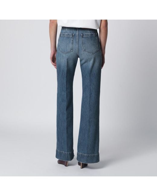 Victoria Beckham New Alina Jeans in Blue | Lyst UK