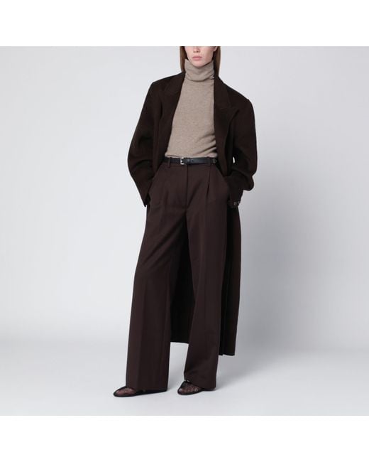 Almada Label Coat in Black | Lyst UK