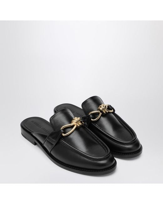 Bottega Veneta Astaire Moccasin Sabot in Black | Lyst
