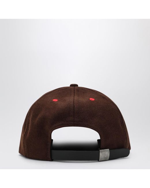 Brain Dead Wool-Blend Baseball Cap in Brown for Men | Lyst UK