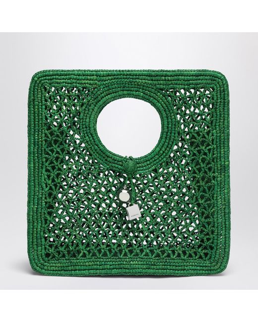 Jacquemus The Beach Square Bag in Green | Lyst