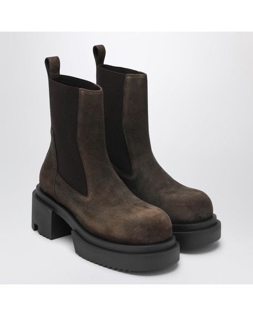 Rick Owens Bogun Beatle Boots in Black for Men | Lyst UK