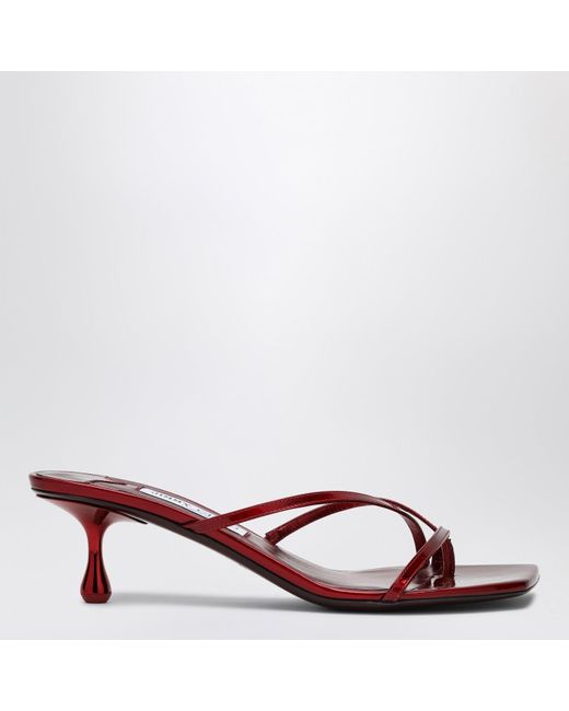 Jimmy Choo Etana Mule 50 Ruby Sabot in Red | Lyst