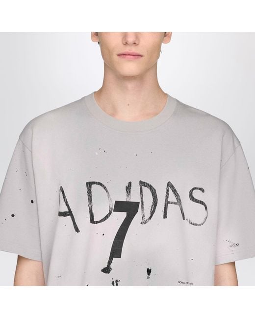 adidas Originals Song For The Mute 007 Tshirt in White | Lyst UK