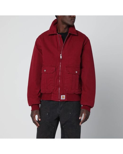 Carhartt Stanton Scarlet Jacket in Red for Men | Lyst UK