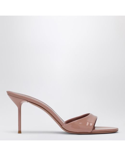 Paris Texas Lidia Mule In Antique Pink Patent Leather | Lyst