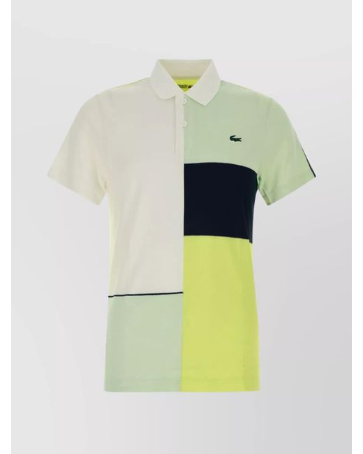 Lacoste Block Design Polo Shirt for Men | Lyst