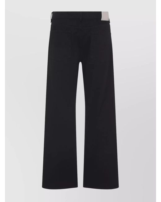 Our Legacy Wide Leg Trousers Back Pockets in Blue for Men | Lyst UK
