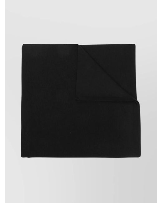 Givenchy Knitted Rectangle Scarf Finished Edge in Black | Lyst