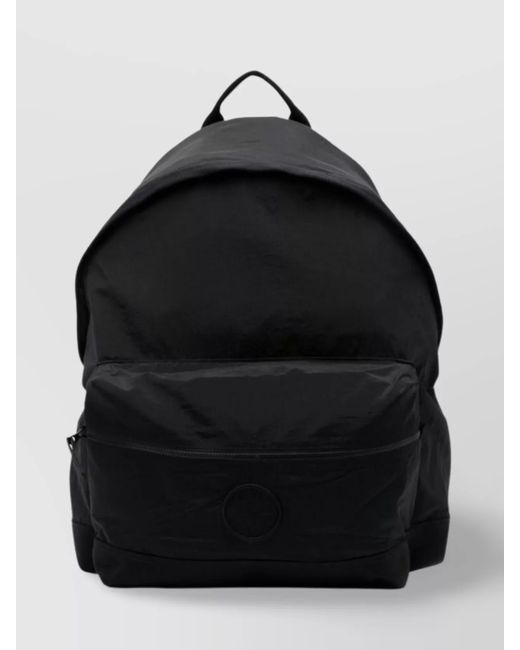 Stone Island Reinforced Nylon Bottom Backpack in Black for Men | Lyst
