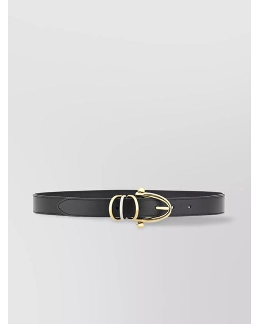 Chloé Circular Brass Diamond-Tipped Dual Loops Belt | Lyst