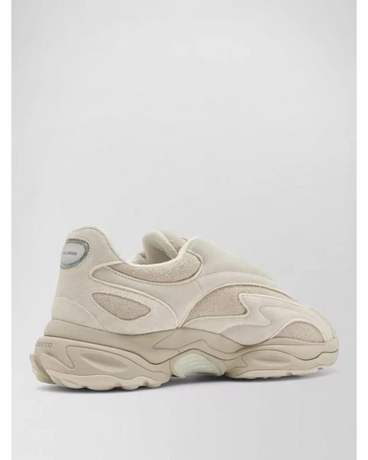 Axel Arigato Leather Low-Top Sneakers in Natural | Lyst