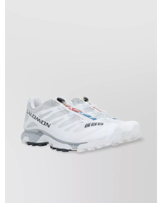 Salomon Mesh Rubber Sneaker Pull Tab in White | Lyst