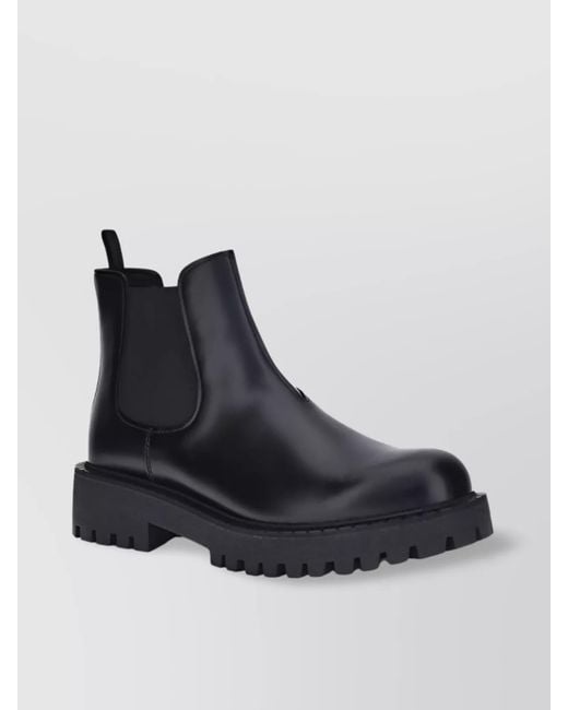 Prada Chelsea Boots Double Welt in Blue for Men | Lyst UK