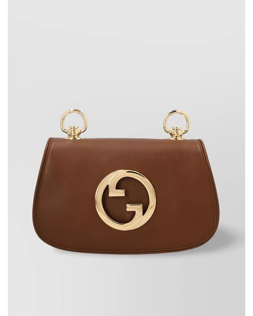 Gucci Mini Shoulder Bag-Tone Hardware in Brown | Lyst