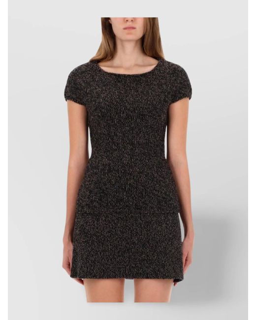 Our Legacy Cap Sleeve Fitted Waist Short Top in Black | Lyst UK