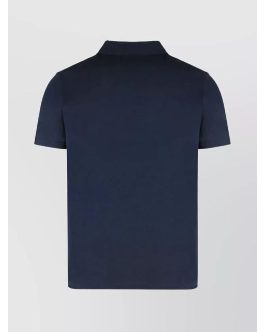 Paul & Shark Short Sleeve Polo Featuring Side Slits in Blue for Men ...
