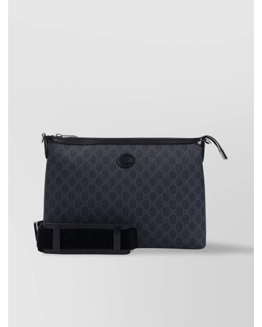 Gucci Supreme Canvas Crossbody Bag in Blue for Men | Lyst