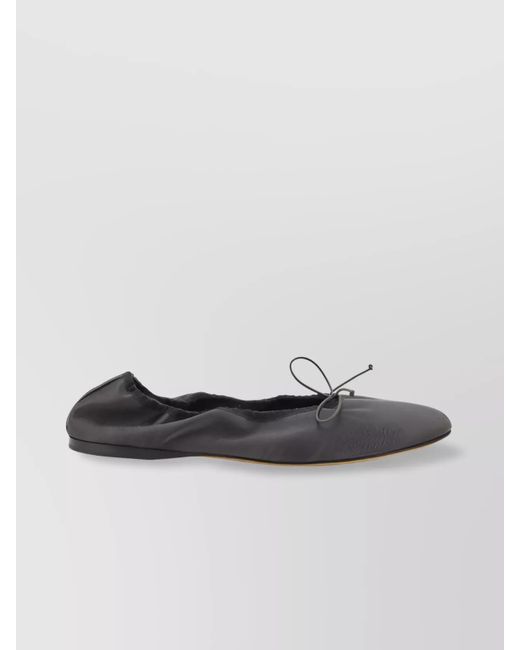 The Row Heirloom Bow Detail Ballet Flats | Lyst