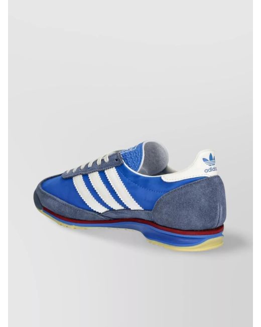 adidas Suede Panel Sneaker Contrasting Sole in Blue | Lyst UK