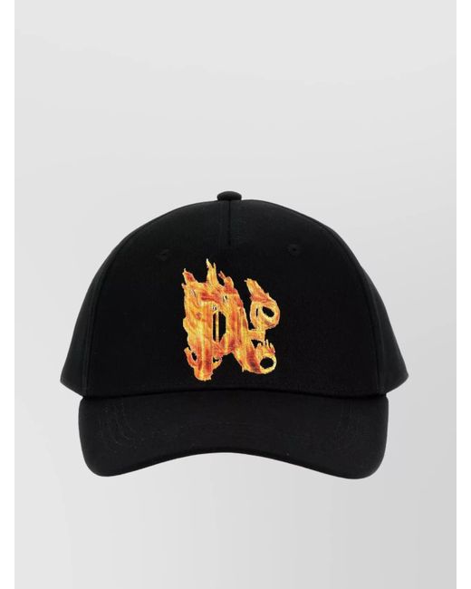 Palm Angels 'Monogram Cap Brim Eyelet Vents' in Black for Men | Lyst