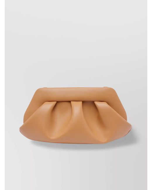 THEMOIRÈ Rectangular Shape Cross-Body Bag With Pleated Design in ...