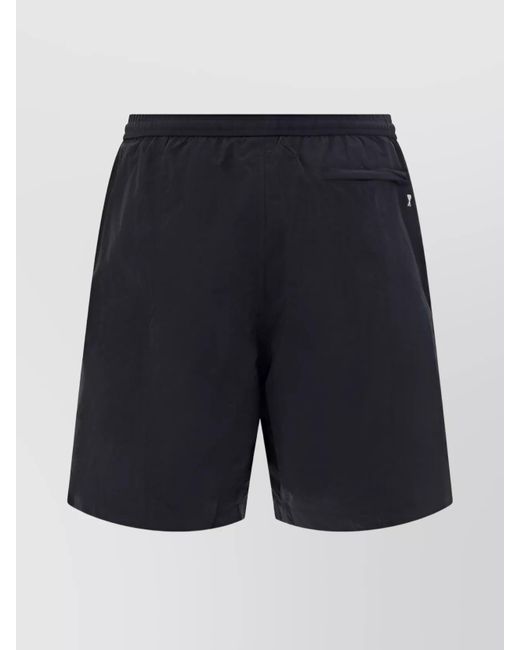 Ami Paris Zippered Back Pocket Swim Trunks in Blue for Men | Lyst UK