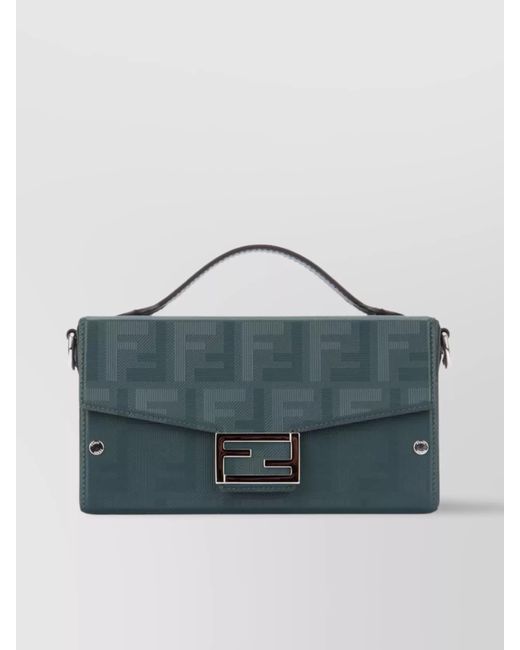 Fendi Shoulder Bag Metal Hardware Handle in Blue for Men | Lyst