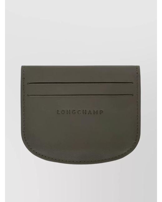 Longchamp Logo Embossed Cardholder With Multiple Slots in Green | Lyst UK