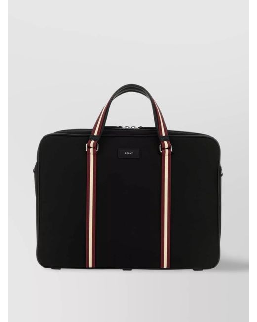 Bally Nylon Code Briefcase Double Handle in Black for Men | Lyst