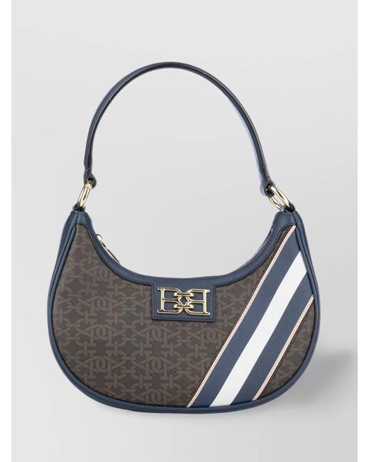 Bally Crossbody Bags With Striped Pattern And Top Handle in Gray | Lyst