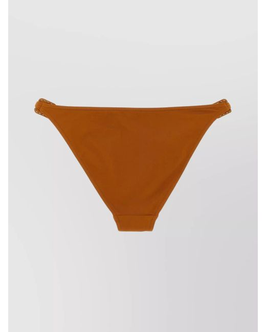 Eres Seamless Side Strap Bikini Bottoms in Brown | Lyst UK