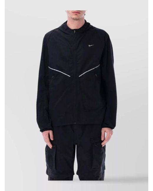 Nike Div Windrunner Hooded Jacket in Blue for Men | Lyst
