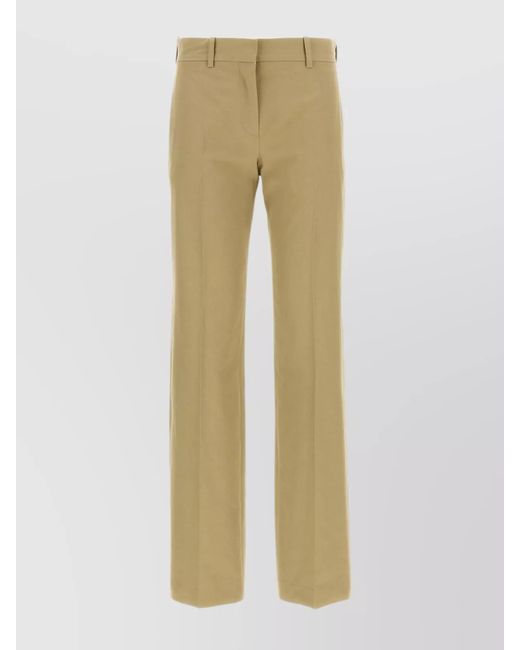 The Row Creased Selvie Pants With Loops And Pockets in Natural | Lyst
