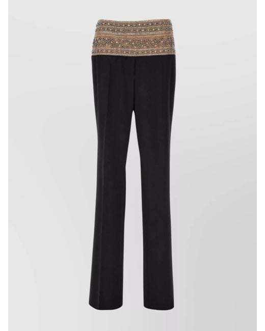 Stella McCartney Crystal Trousers With Beaded Embellishments And High ...