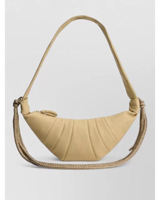Lemaire Curved Shoulder Bag Knotted Rope Strap | Lyst UK