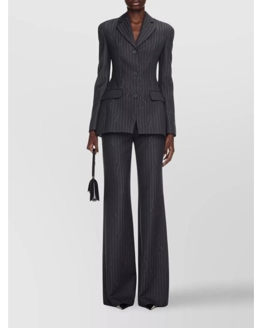 Off-White c/o Virgil Abloh Tailored Suit Jacket Pinstripe Pattern in ...