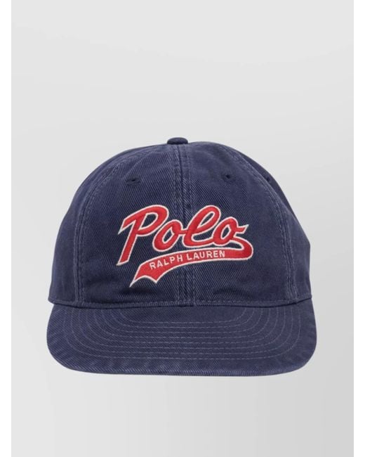 Polo Ralph Lauren Caps Brimmed Curved in Blue for Men | Lyst