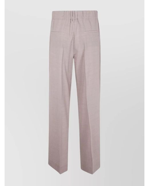 P.A.R.O.S.H. Straight Leg Trousers With Side And Back Pockets | Lyst UK