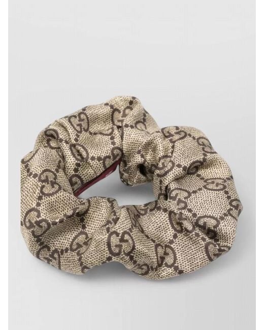 Gucci Gg Hair Scrunchie Elastic Design Texture | Lyst UK