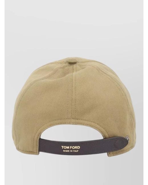 Tom Ford Structured Hat Curved Brim Silhouette in Metallic for Men | Lyst UK
