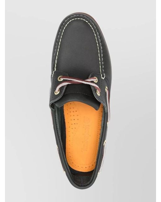 Timberland Boat Shoes With Contrast Stitching And Eyelet Detailing in ...