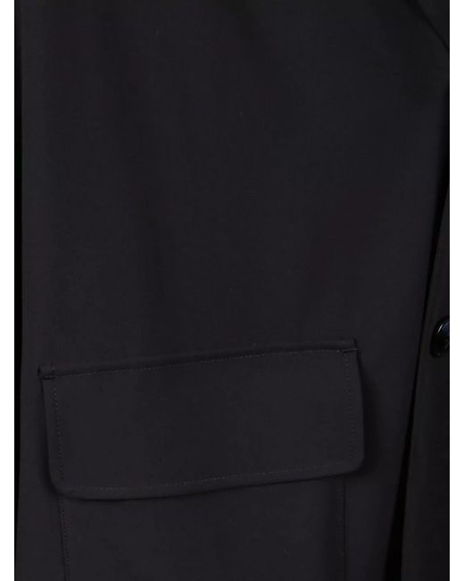 Giorgio Armani Tailored Blazer With Notched Lapel And Pockets in Black ...