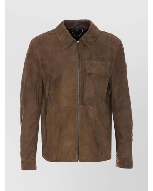 Belstaff Overshirt Style Jacket in Brown for Men | Lyst