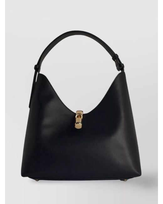Furla Shoulder Bag With Adjustable Strap And Structured Shape in Black ...