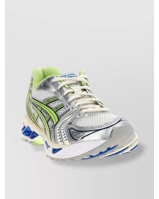 Asics 14 Mesh Reflective Sneakers in Green | Lyst UK