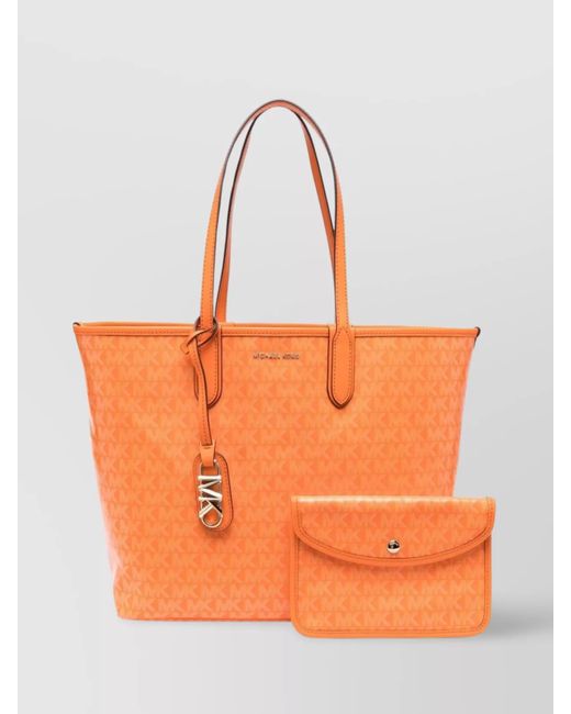 Michael Kors Tote Bag Dual Handles in Orange | Lyst