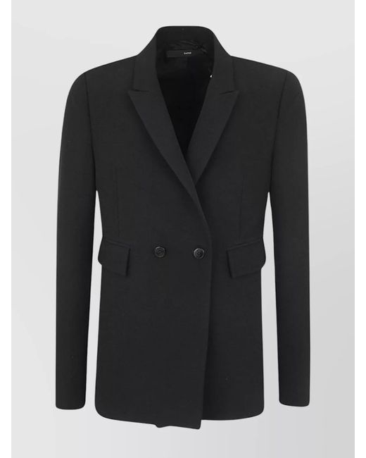 SAPIO Long Jacket Back Vent in Black for Men | Lyst