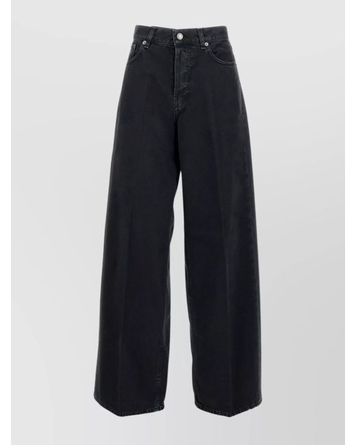 Haikure Wide-Leg Trousers With Back Pockets in Blue | Lyst UK