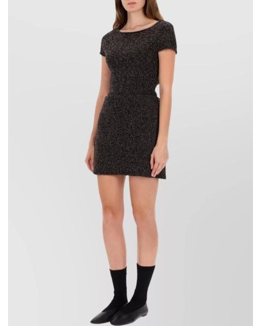 Our Legacy Cap Sleeve Fitted Waist Short Top in Black | Lyst UK